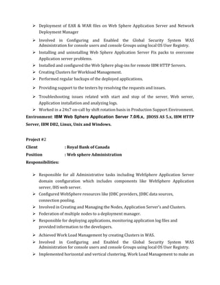 WAS RESUME | PDF