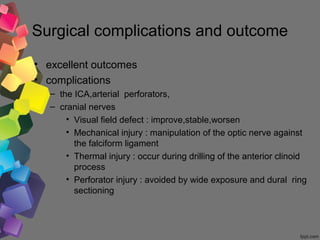 366 Microsurgery of paraclinoid aneurysm | PPT