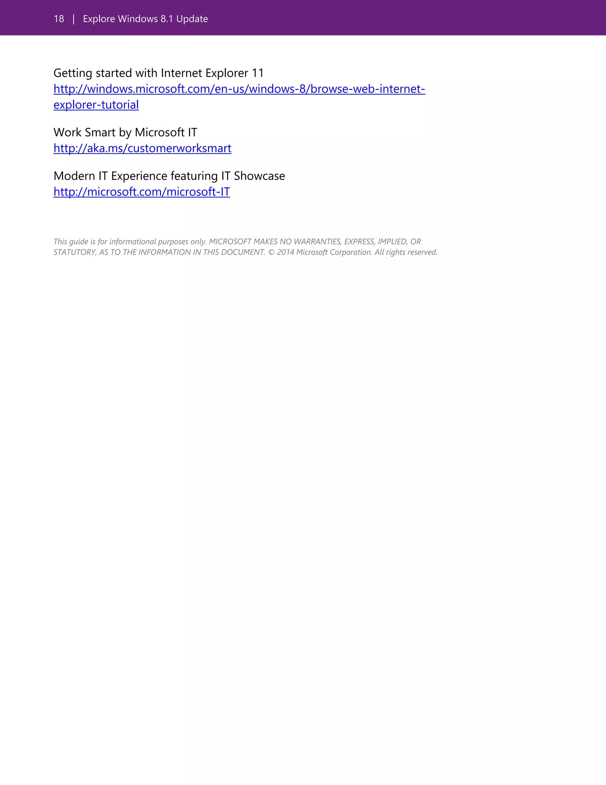 3671 explore windows-8.1_update_wsg_external | PDF