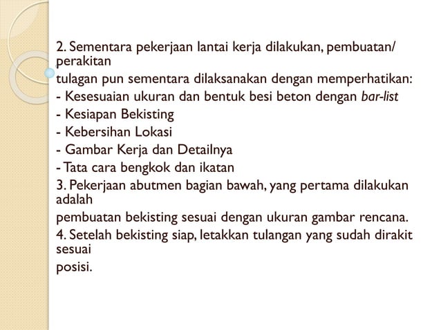 367417207 metode-pelaksanaan-pekerjaan-abutmen-dan-pilar-jembatan | PDF