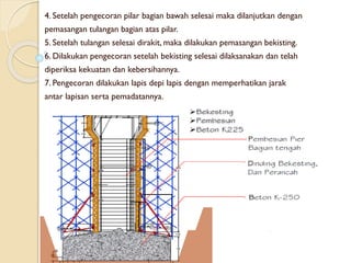367417207 metode-pelaksanaan-pekerjaan-abutmen-dan-pilar-jembatan | PDF