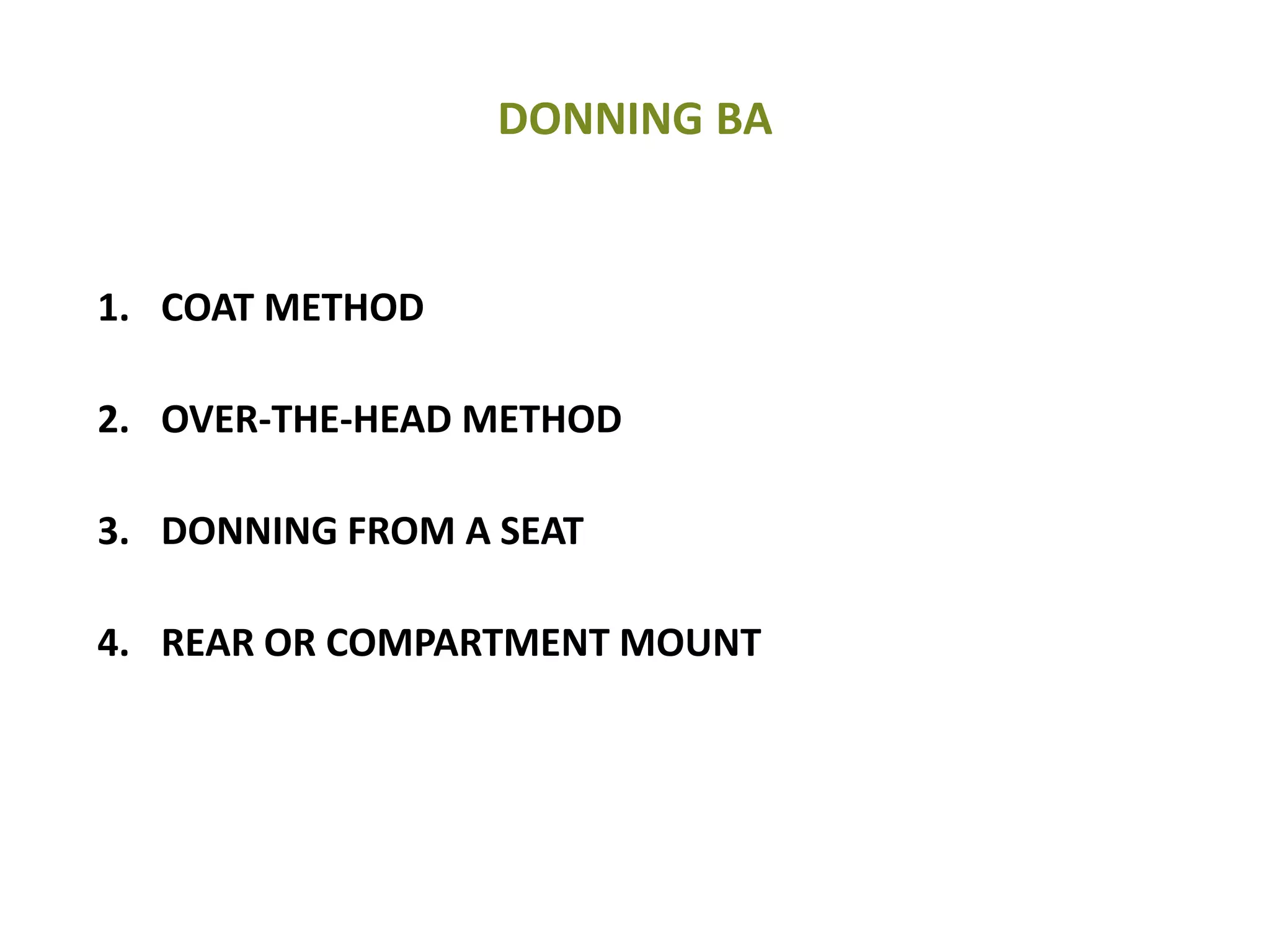 BREATHING APPARATUS | PPTX