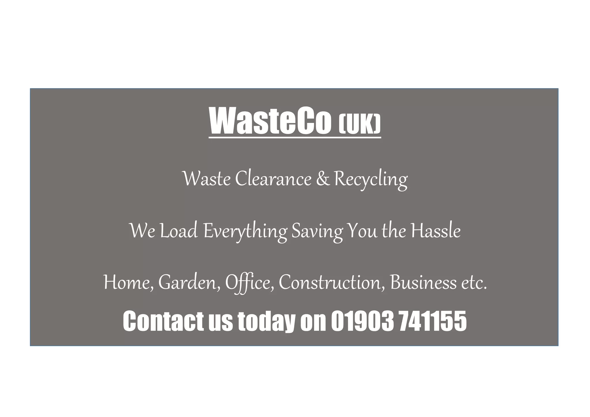 WasteCo UK | DOCX