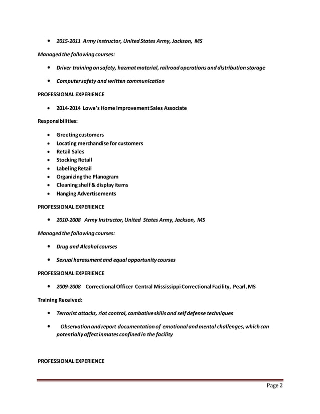 Deb's New Resume | DOCX