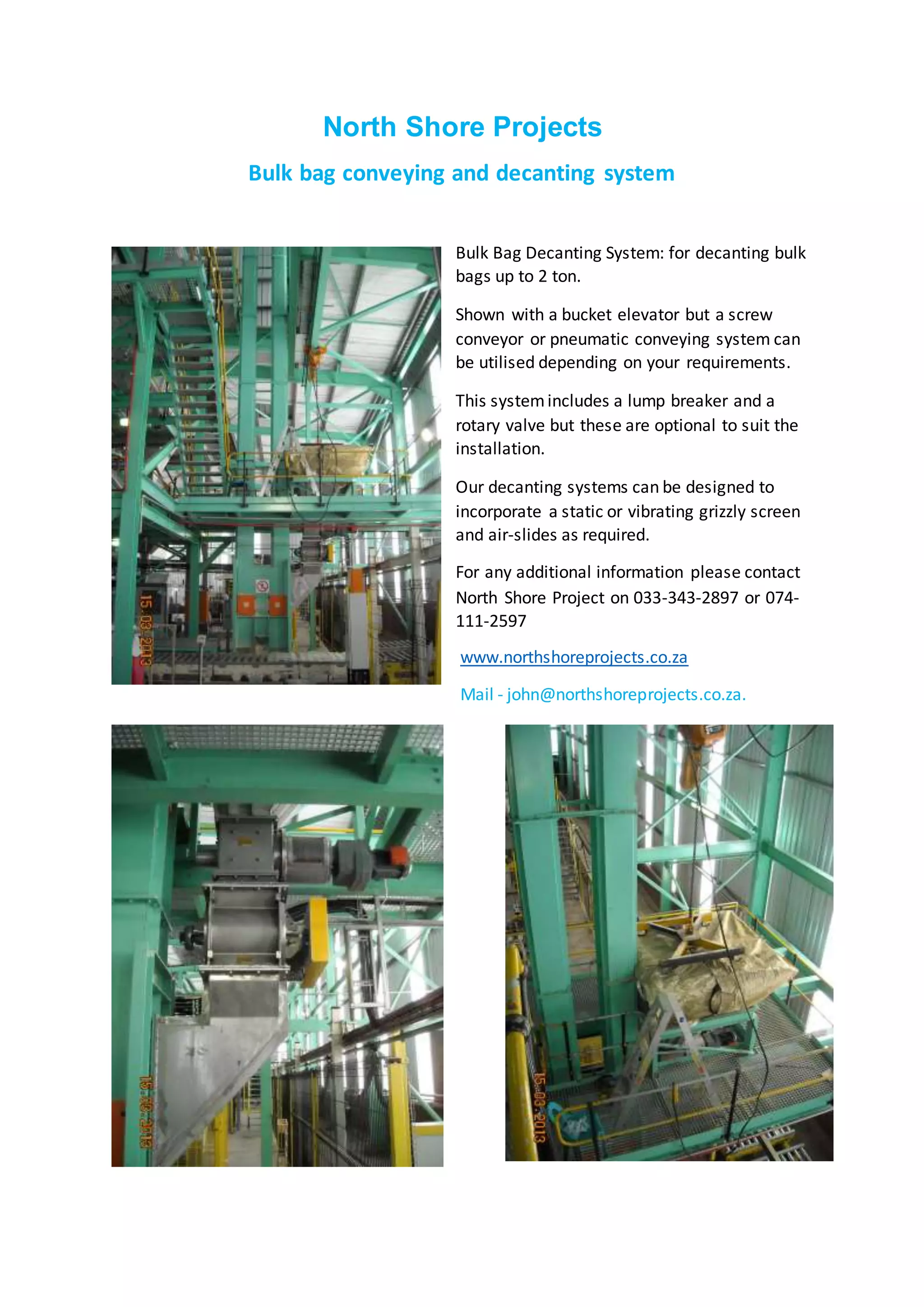 Bulk bag decanting system | PDF