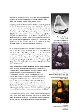 How appropriation changes the original | PDF