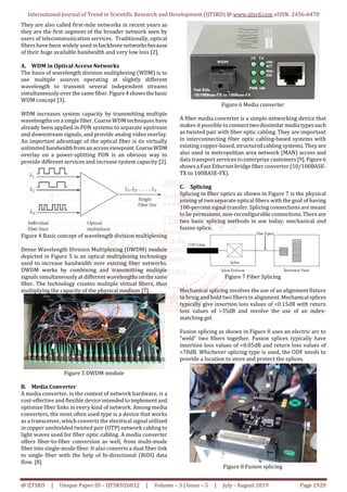 Design and Fiber Installation for University Campus System | PDF
