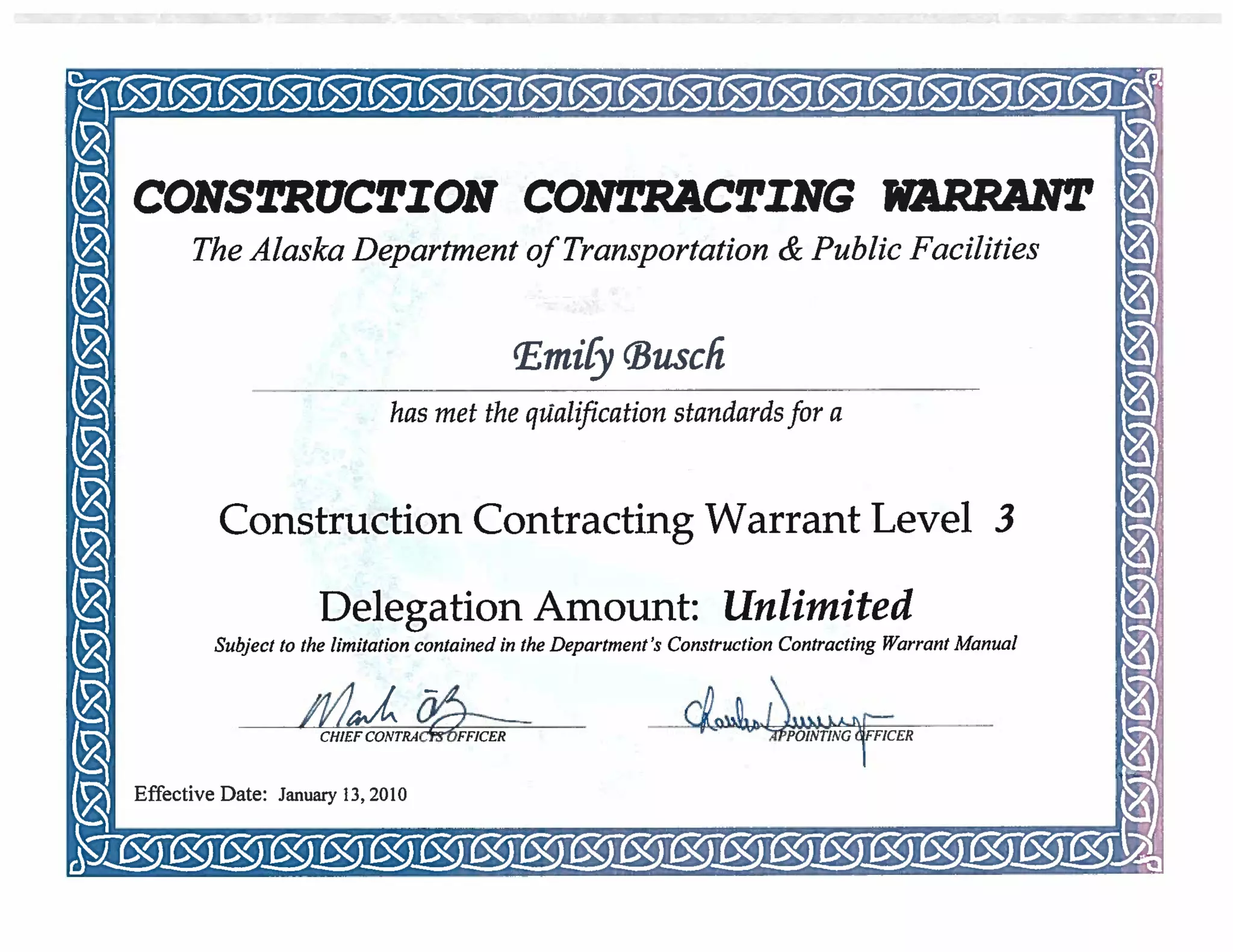 Construction Warrant ak | PDF