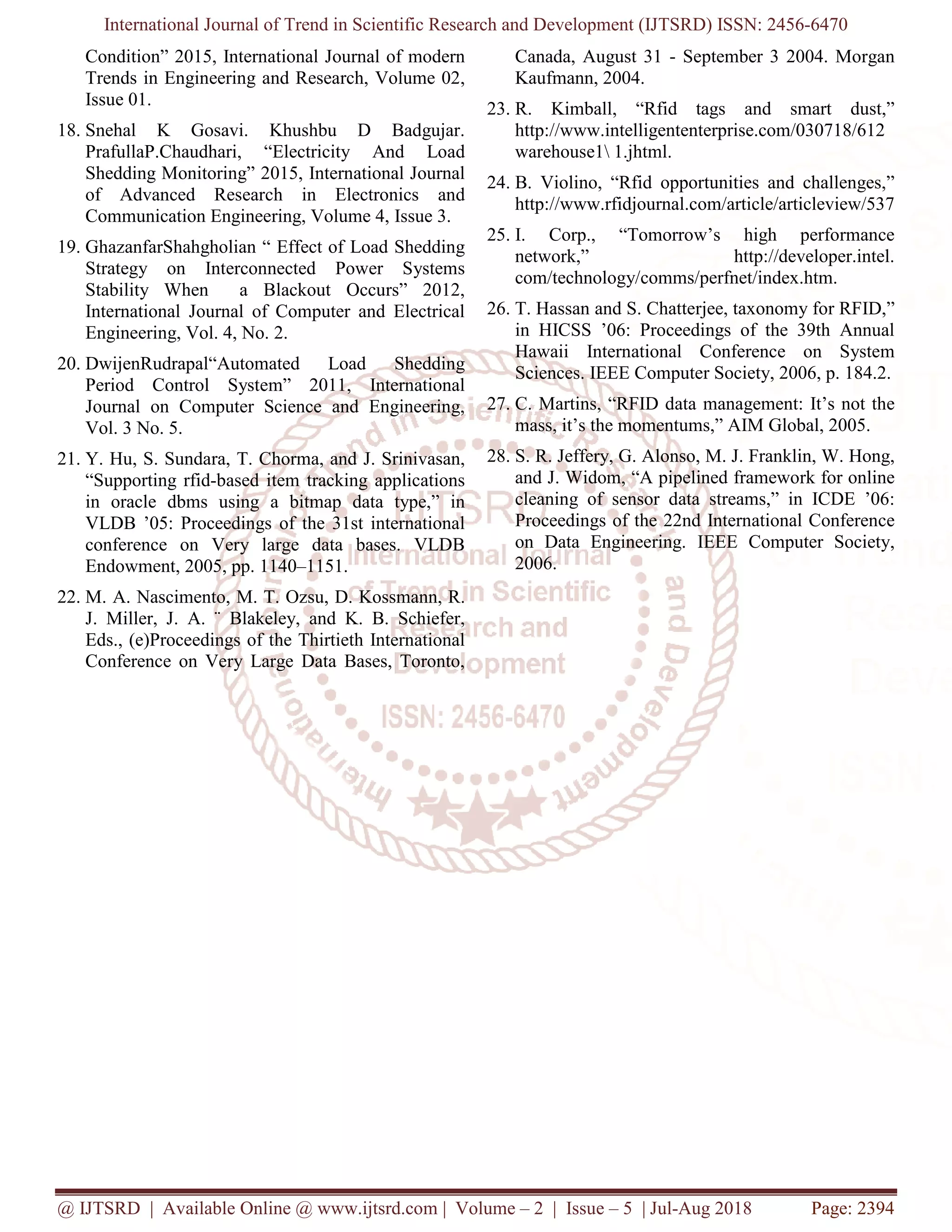 Load Shedding Management | PDF