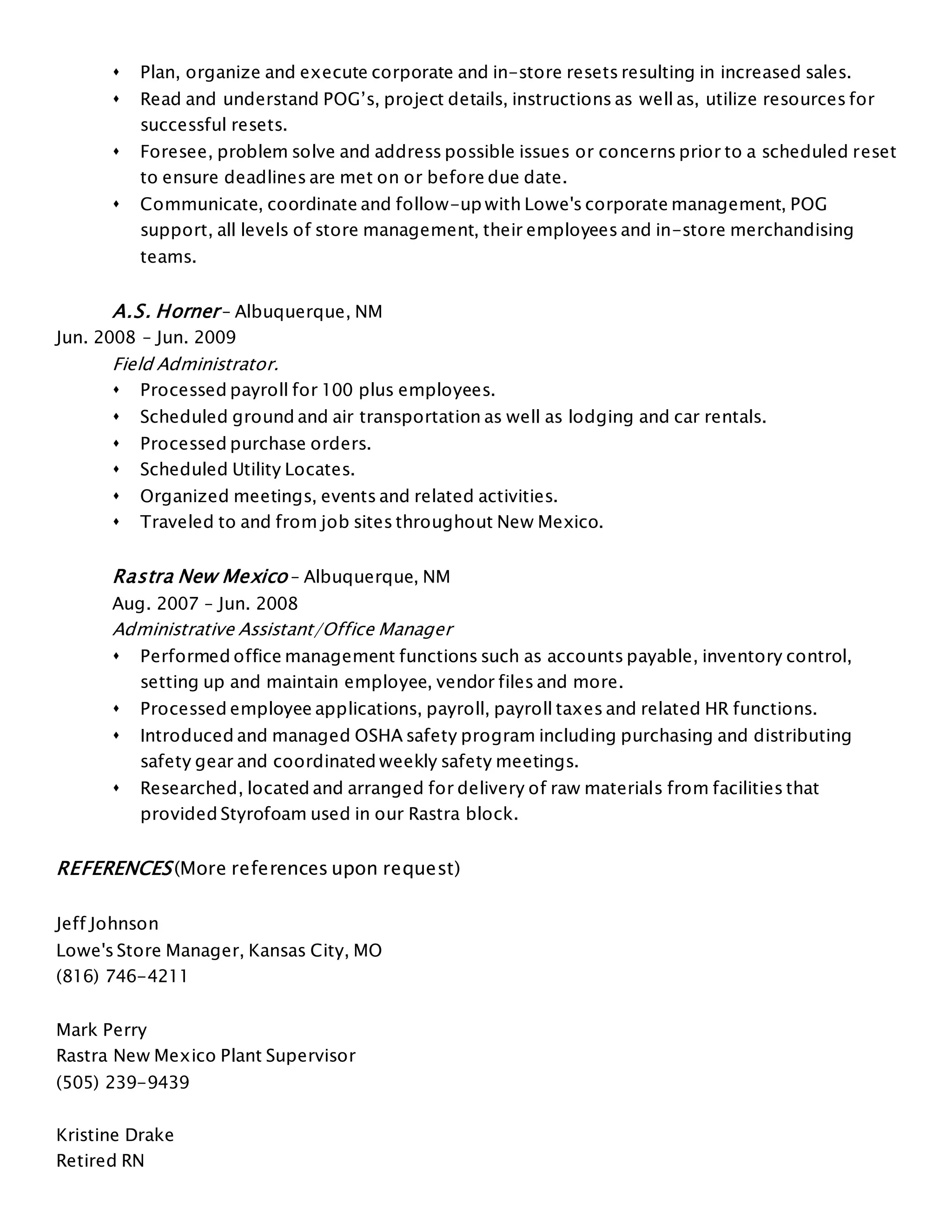 Sandra McCann Resume 2015 1 | DOCX