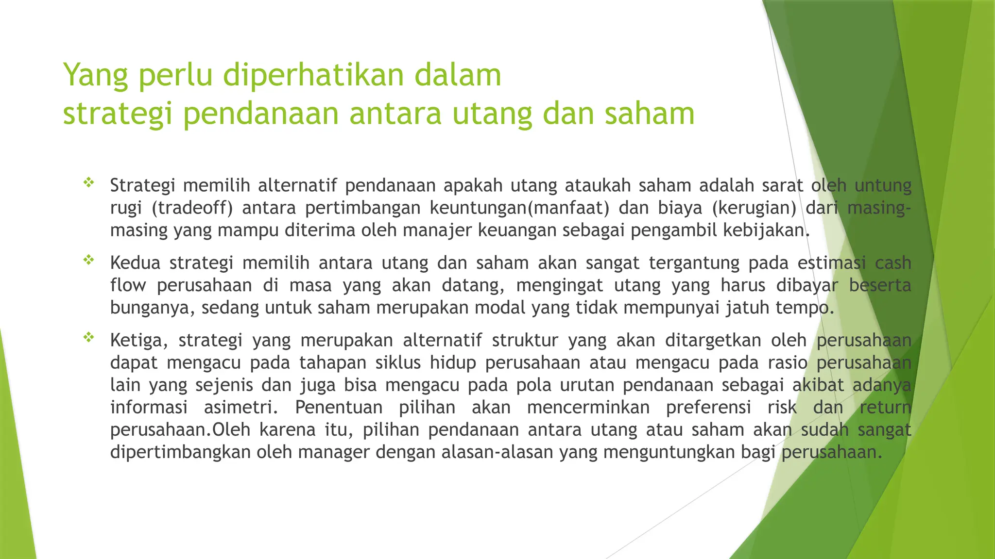 368694122-Strategi-Pendanaan. power point | PPTX