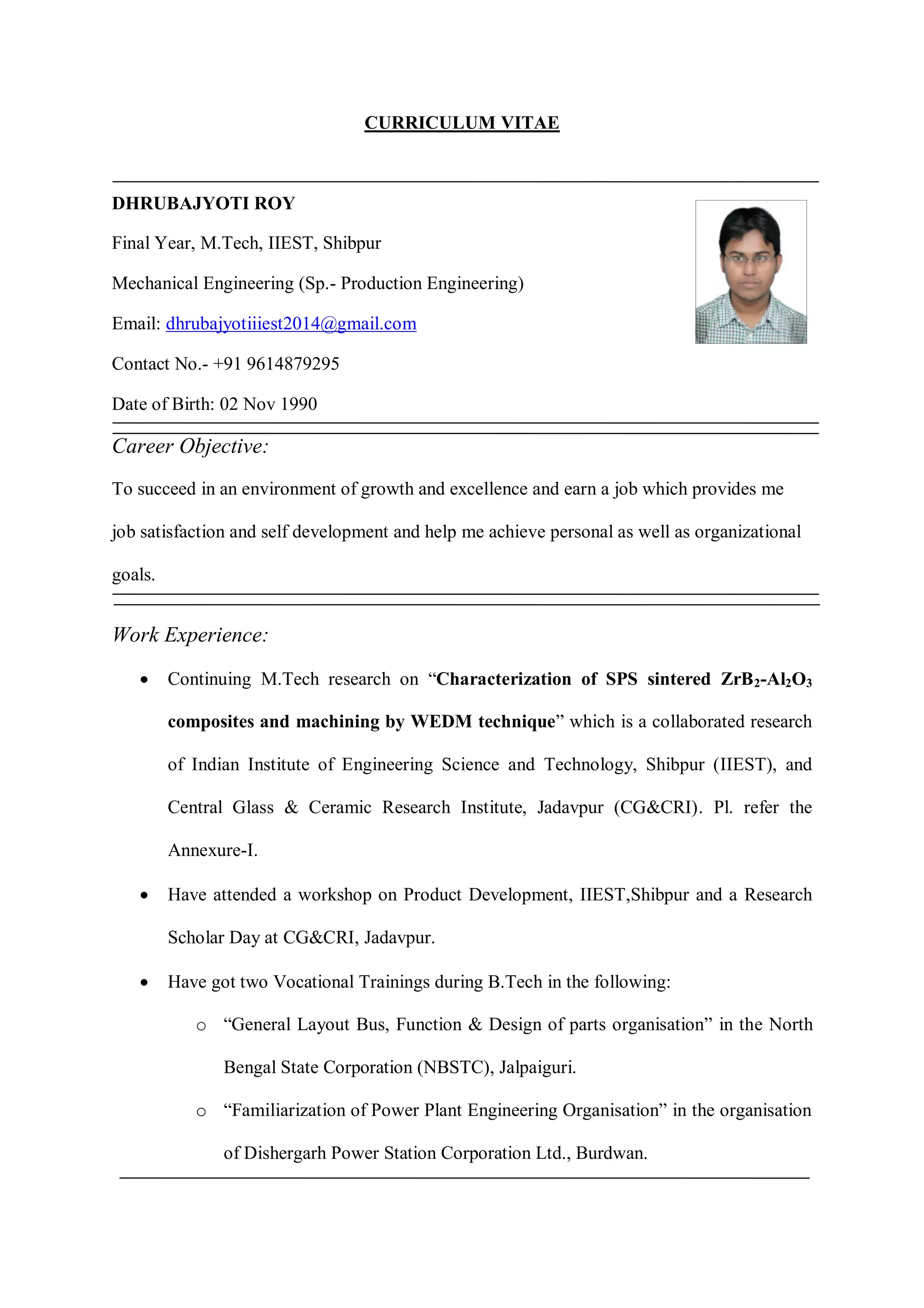 CURRICULUM VITAE_modified | PDF
