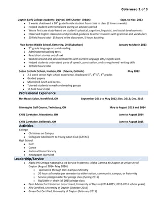 PDF Colarusso resume | PDF