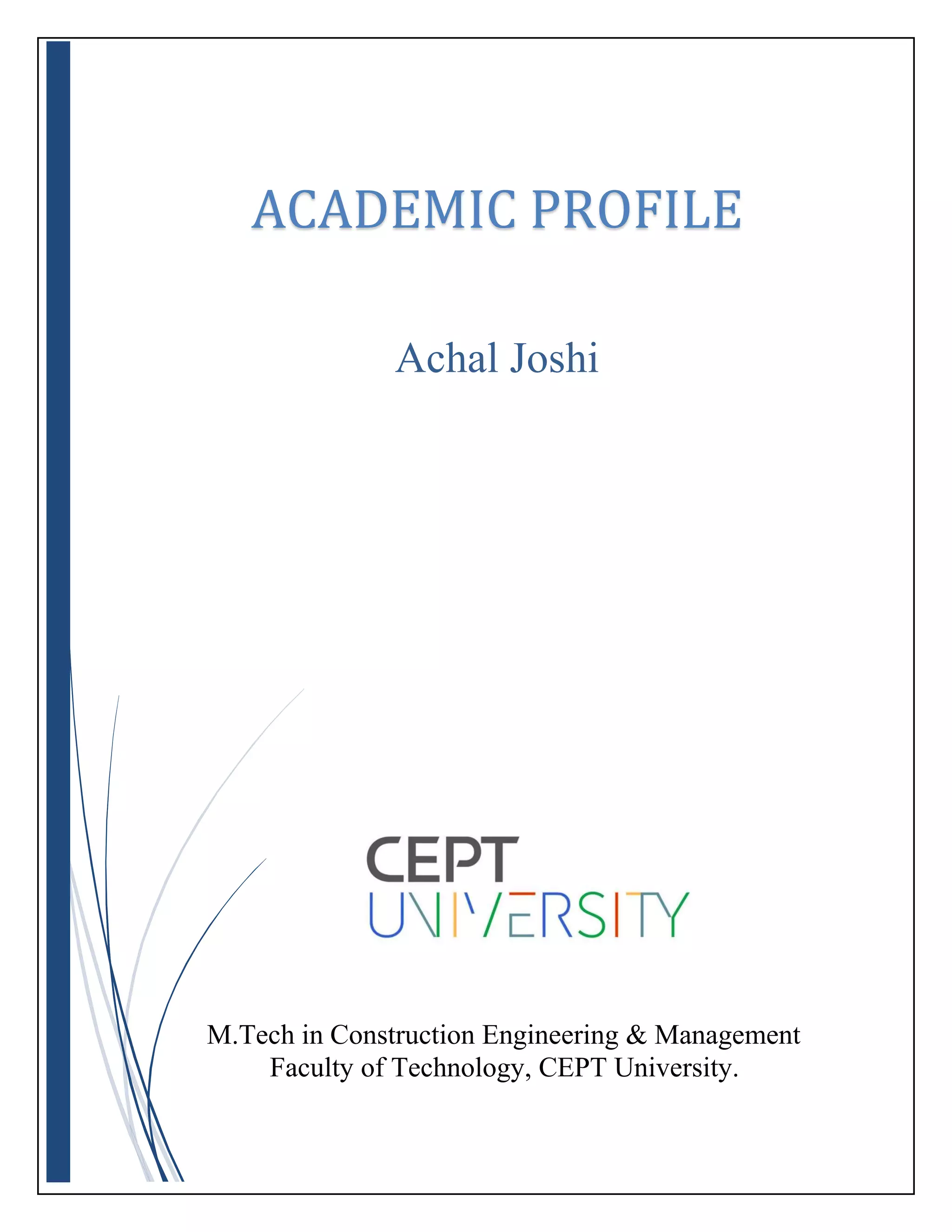 ACHAL_JOSHI_Academic_Profile | PDF