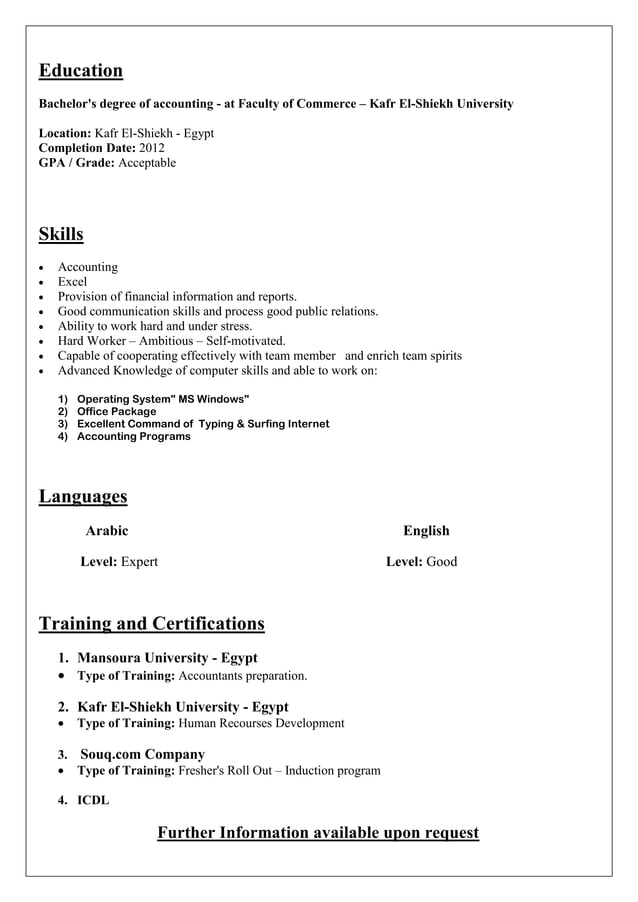 Mostafa CV | PDF