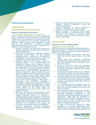 CV_Ana María Viscasillas_InterVISTAS | PDF | South America Travel ...