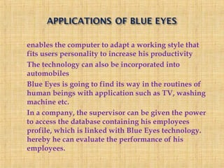 blue-eyes technology | PPT