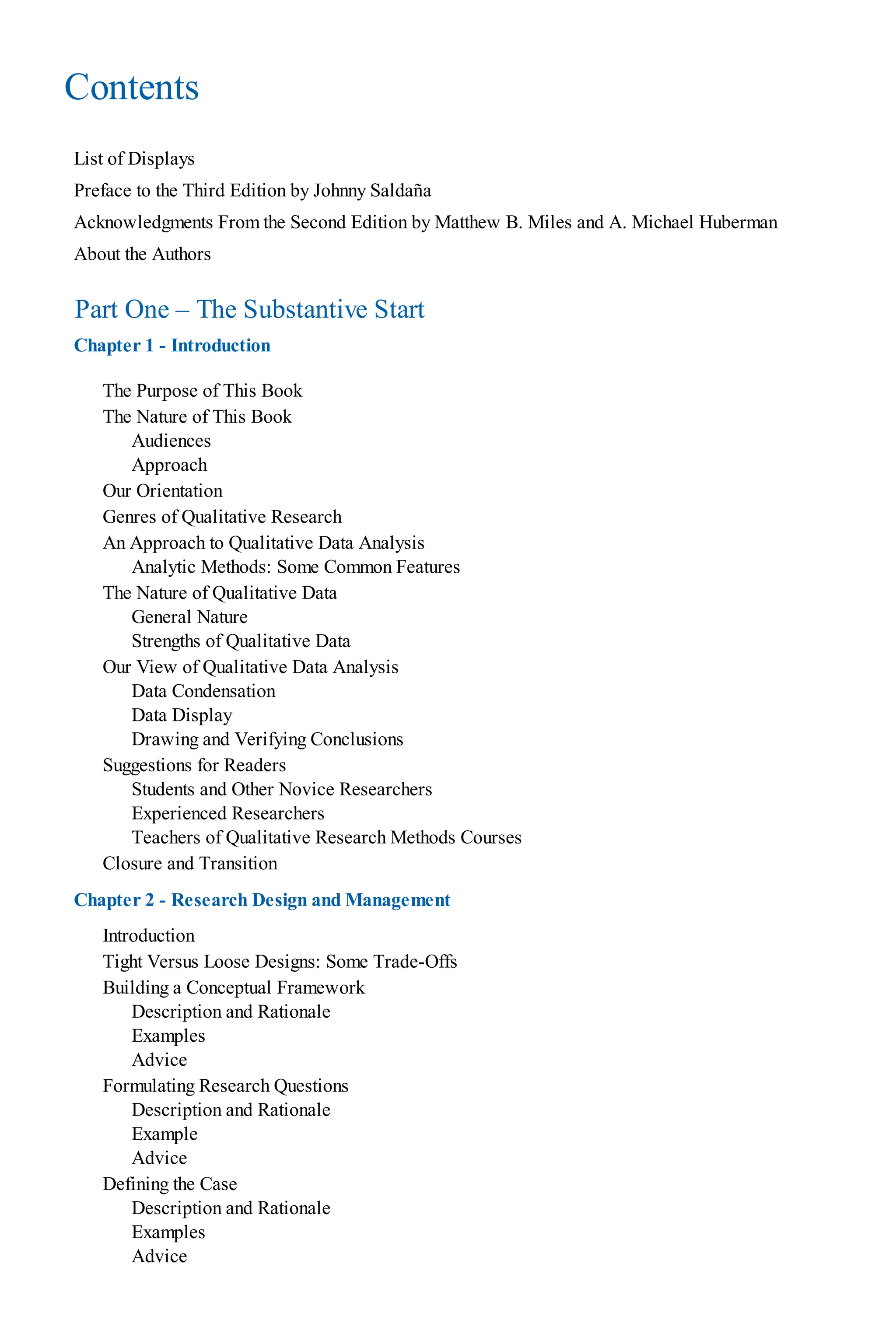 Qualitative Data Analysis: A Methods Sourcebook Matthew B. Miles | PDF