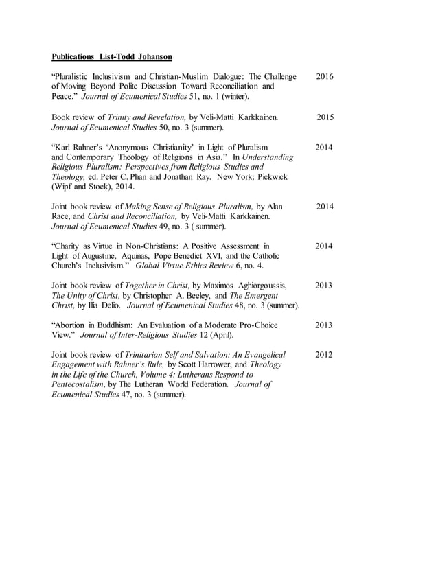 Publications List | PDF