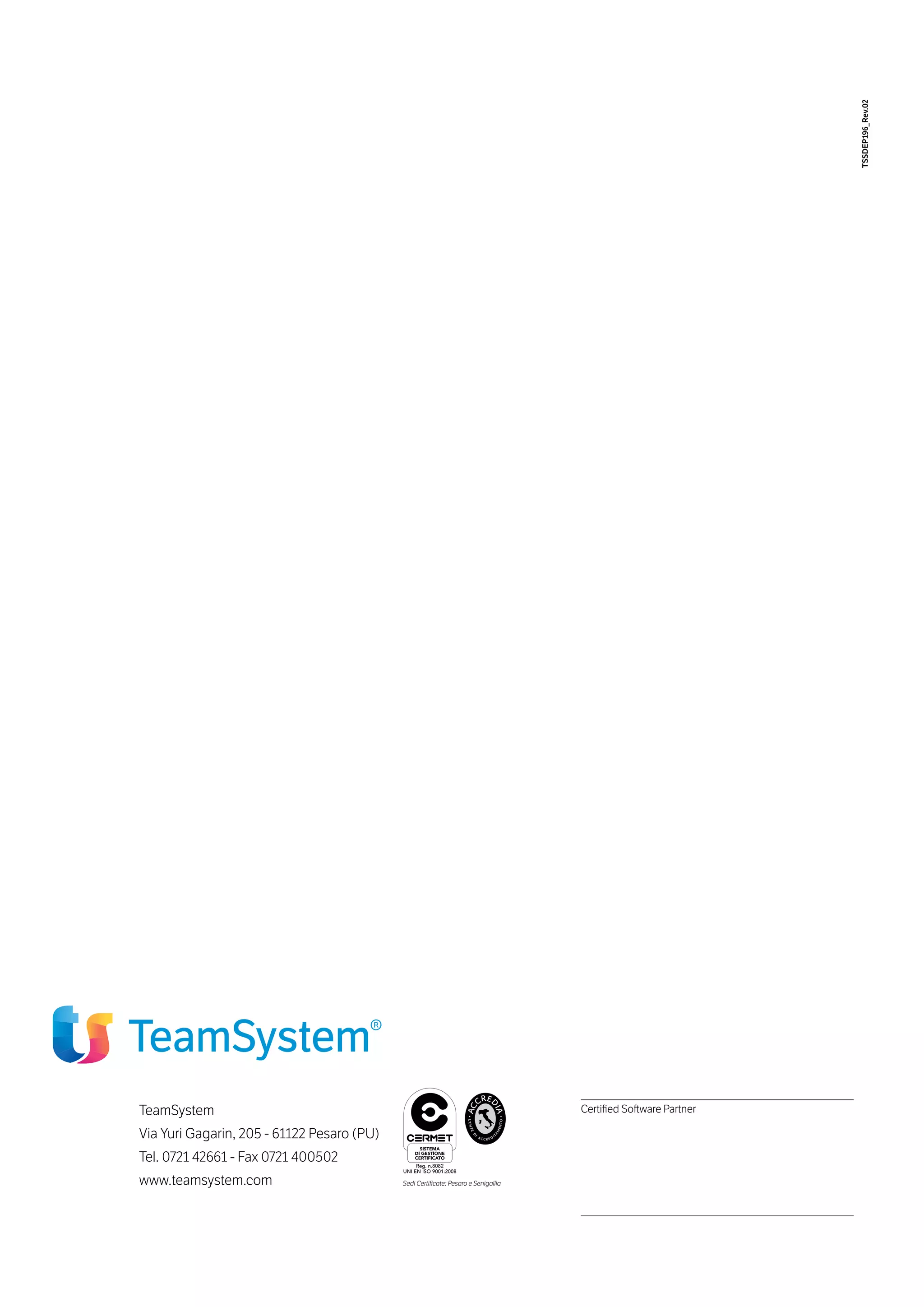Depliant Archivia Plus TeamSystem | PDF