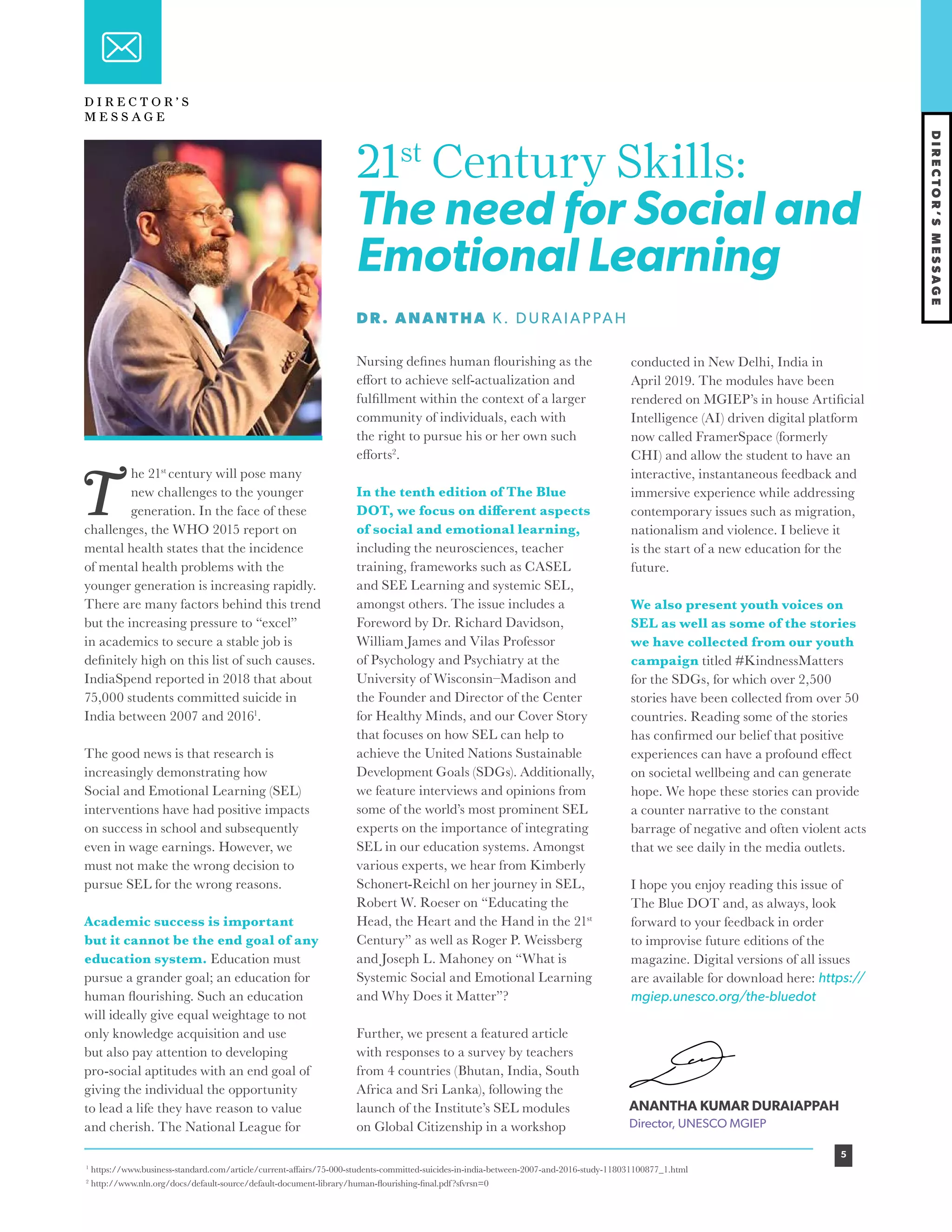 SEL for SDGs: why social and emotional learning (SEL) is necessary to ...