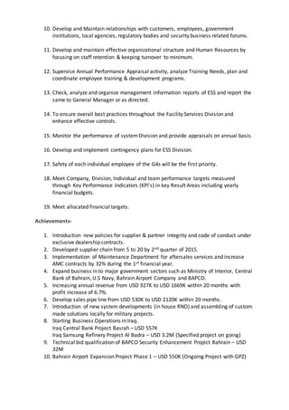 PROFESSIONAL EXPERIENCE G4S | DOCX