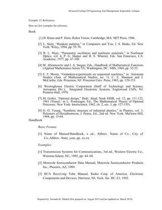 3691 major or minor project report guidelines and formats | PDF