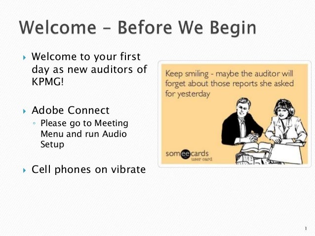 Intro to Auditing - Generic