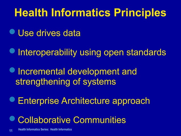 Introduction to health informatics course | PPT