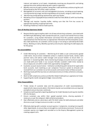 Faisal CV credit controller | DOCX