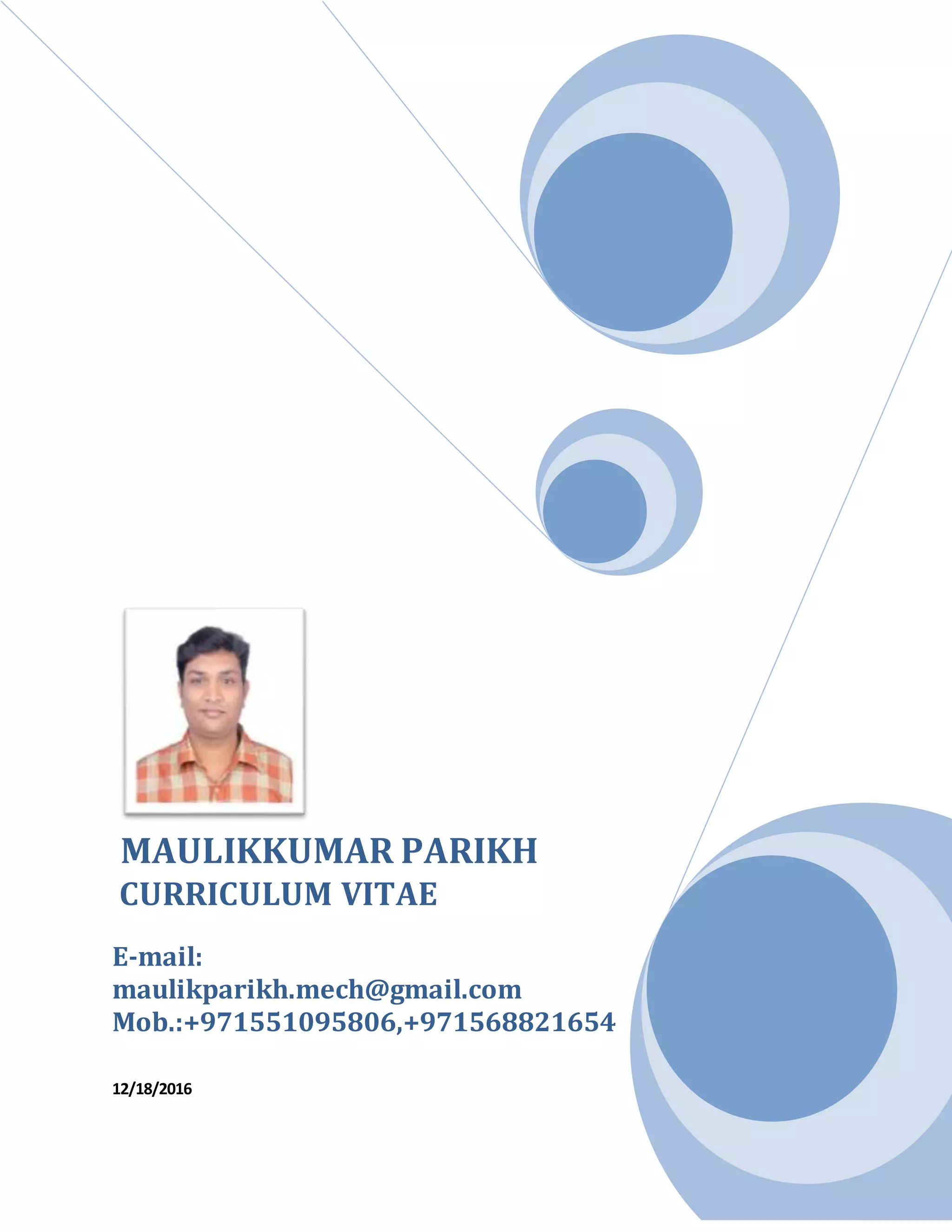 Maulik CV | DOCX