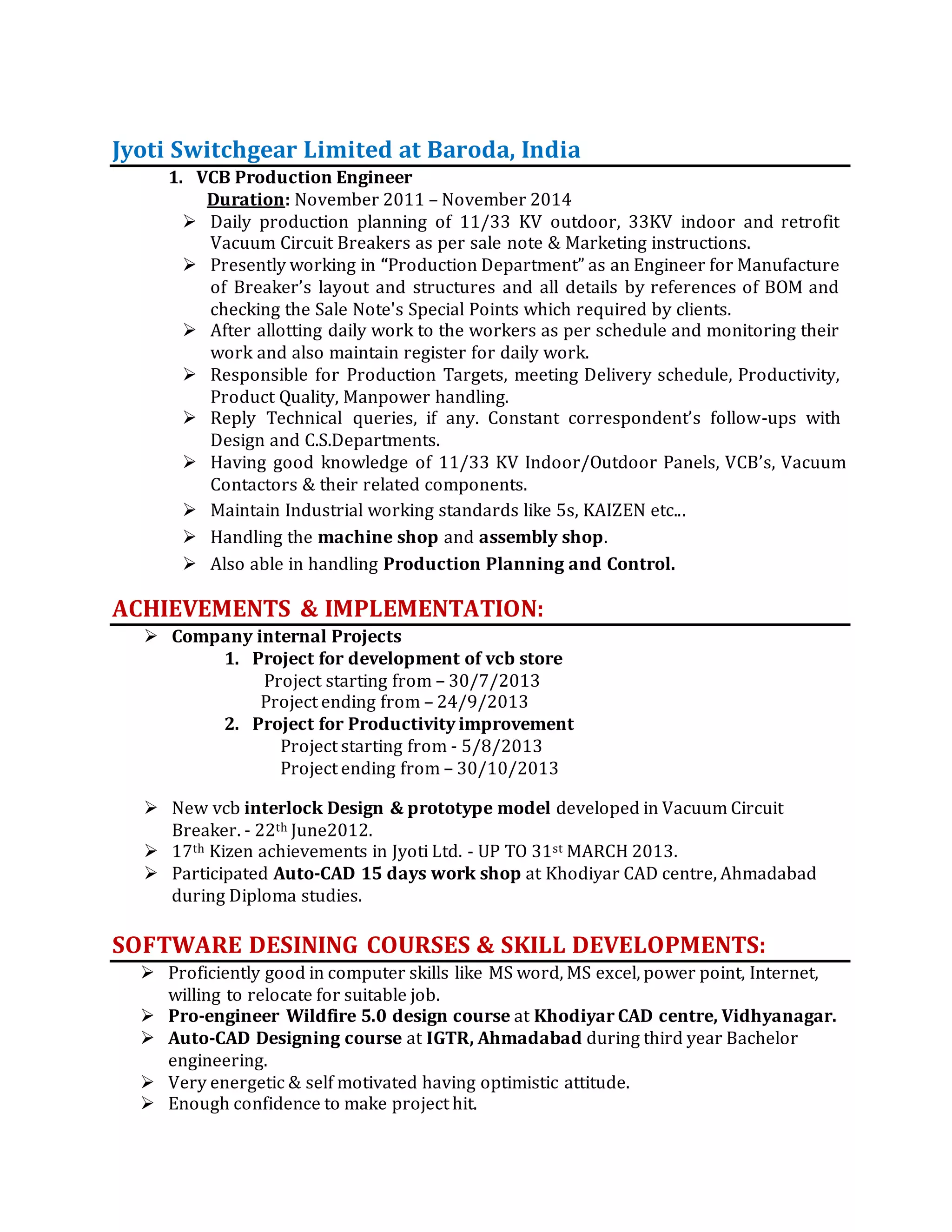 Maulik CV | DOCX
