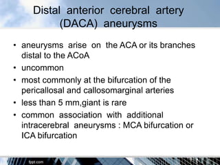 369 Microsurgery of DACA | PPTX | Death, Injury, or Military Conflict ...