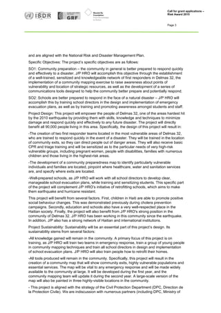 Risk Award Proposal | DOC