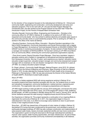 Risk Award Proposal | DOC