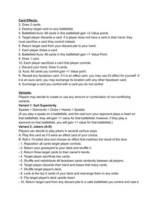 Battle Cards | PDF | Free Download