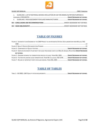 MANUAL SOP SILAGE 22 pp | PDF