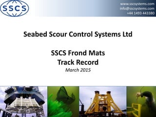 SSCS Track Record | PDF