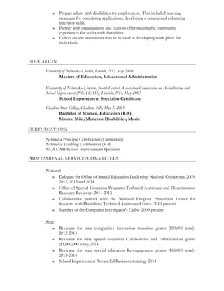 Lindy's Resume 2014_02 | PDF