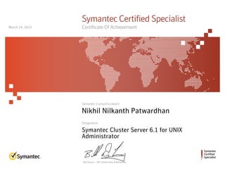 VCS certificate | PDF