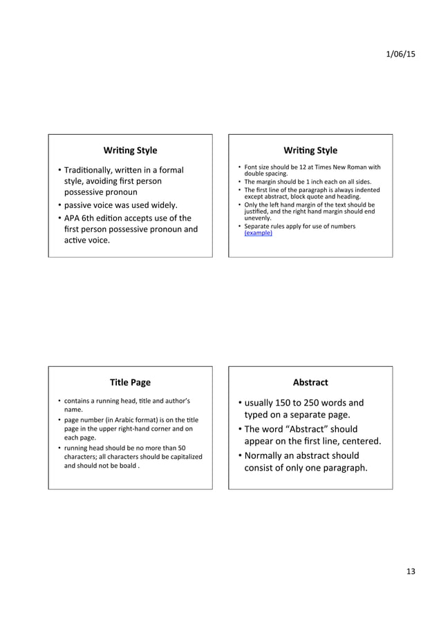 APA Referencing Style | PDF