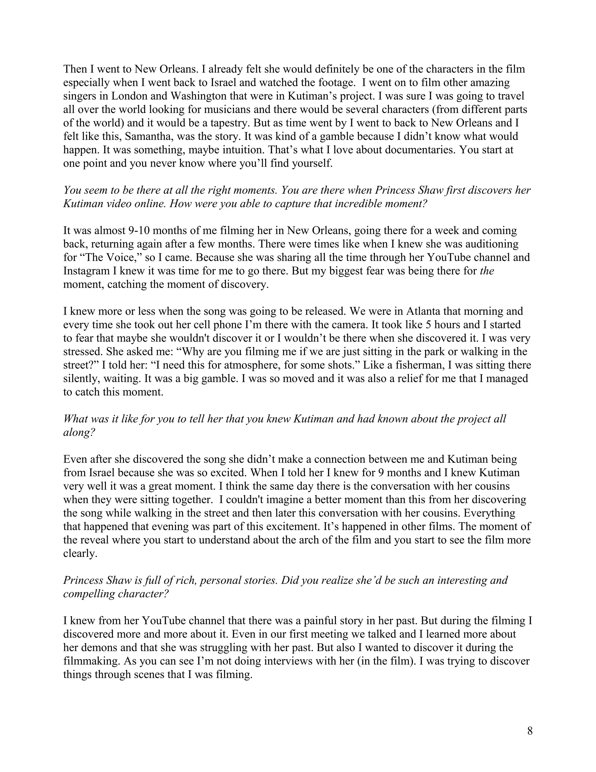 EPK Copy Sample- Whitaker | DOC