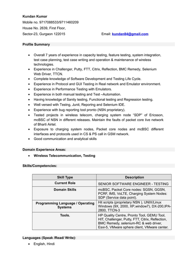kundan_resume | PDF
