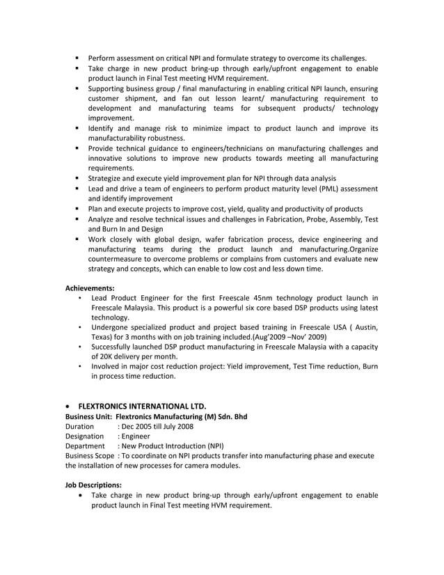 Nantha Kumaran CV_1 | PDF