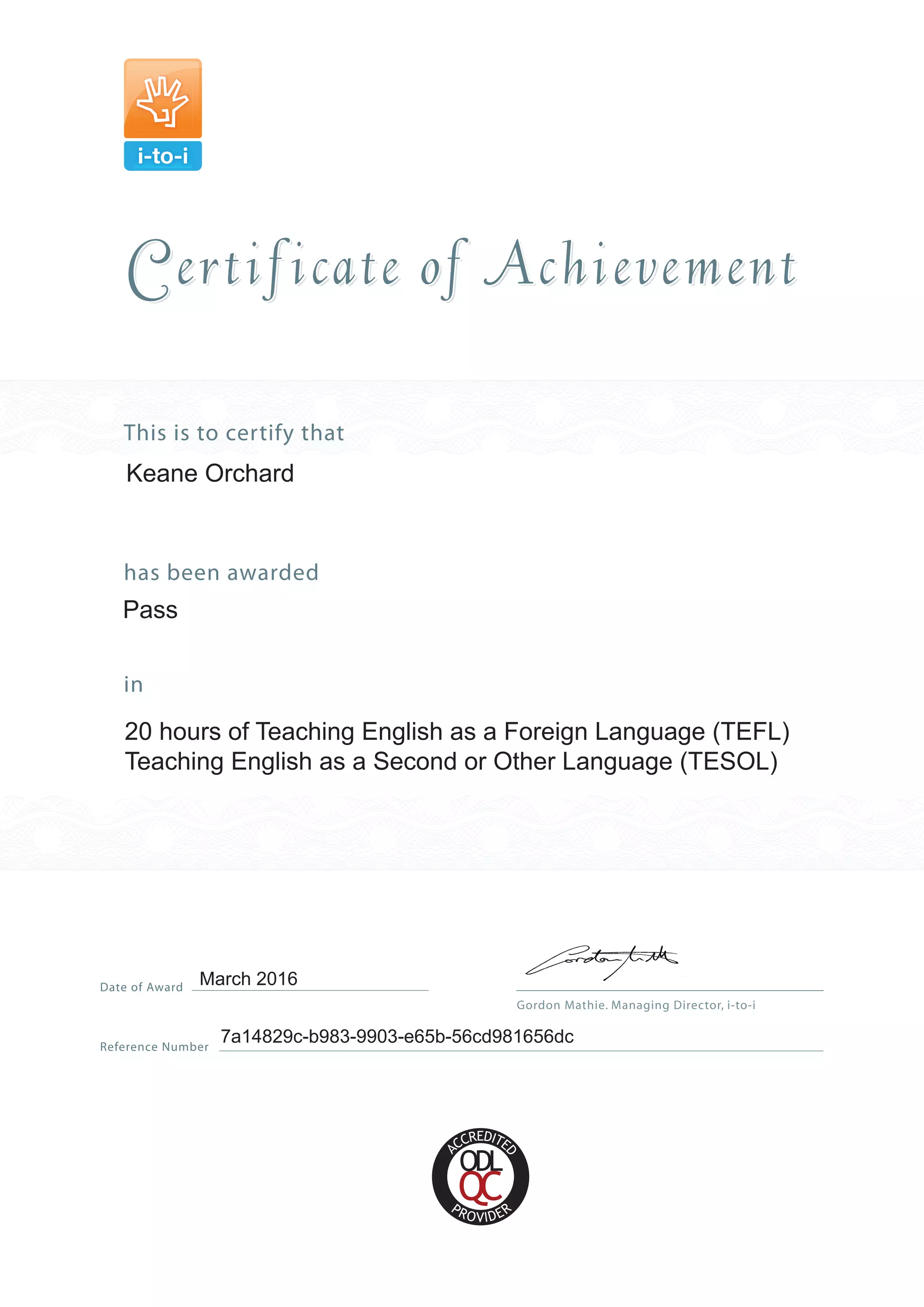 KO- TEFL 20 Hour Practical Certificate | PDF