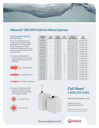 Veolia EZwaste Solvent System | PDF