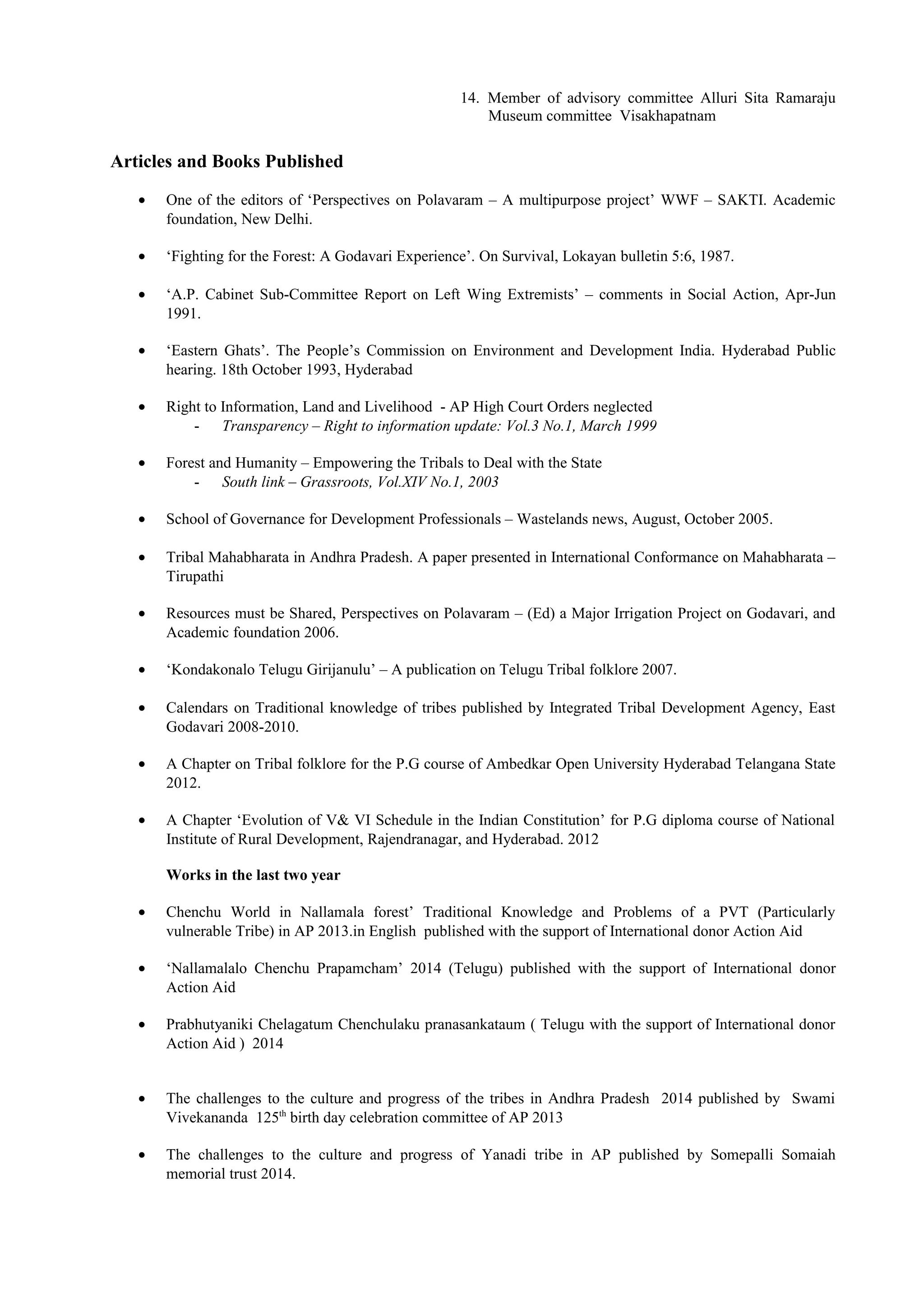 CV of Sivaramakrishna 3rd March 16 | DOC