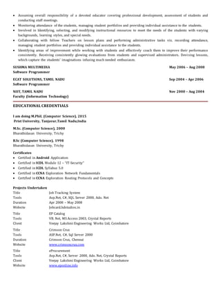 Gulam-CV | DOCX | Programming Languages | Computing