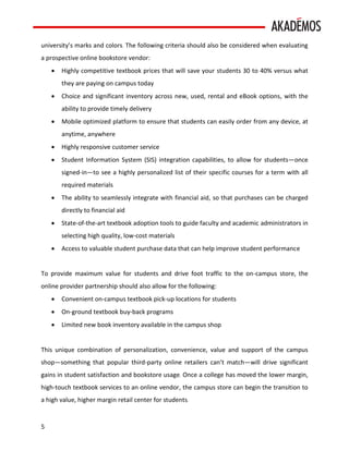 White Paper - The New Hybrid College Bookstore Model (2) (1) | PDF