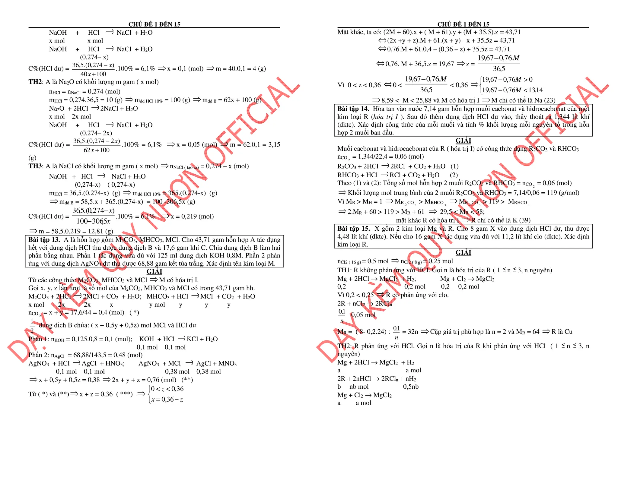 36 CHUYÊN ĐỀ BỒI DƯỠNG HỌC SINH GIỎI CÁC CẤP VÀ ÔN THI VÀO 10 CHUYÊN ...